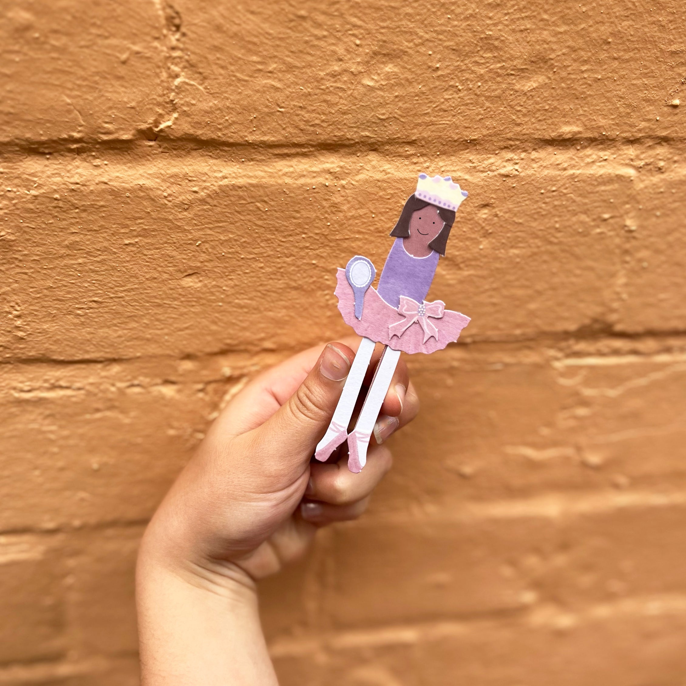 Make Your Own Ballerina Peg Doll – CottonTwist