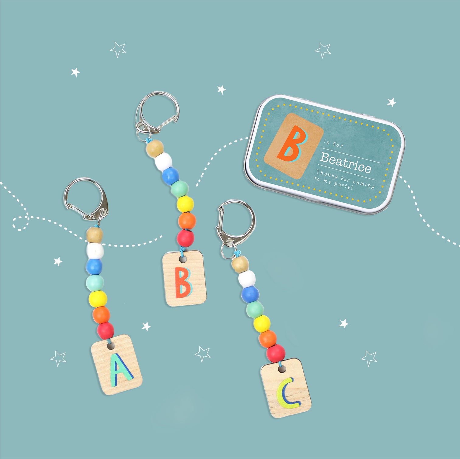 Letter Keyring Gift Kit | Cotton Twist – CottonTwist
