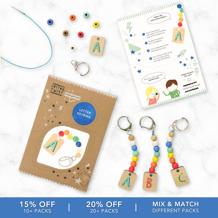 Letter Keyring Making Kit | Cotton Twist – CottonTwist