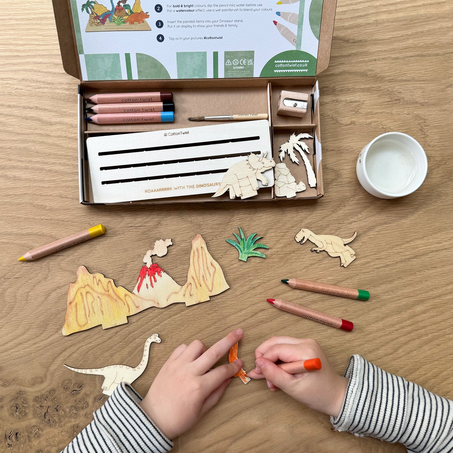 Dinosaur Craft Kit; Make Your Own Dinosaur Scene | Cotton Twist ...