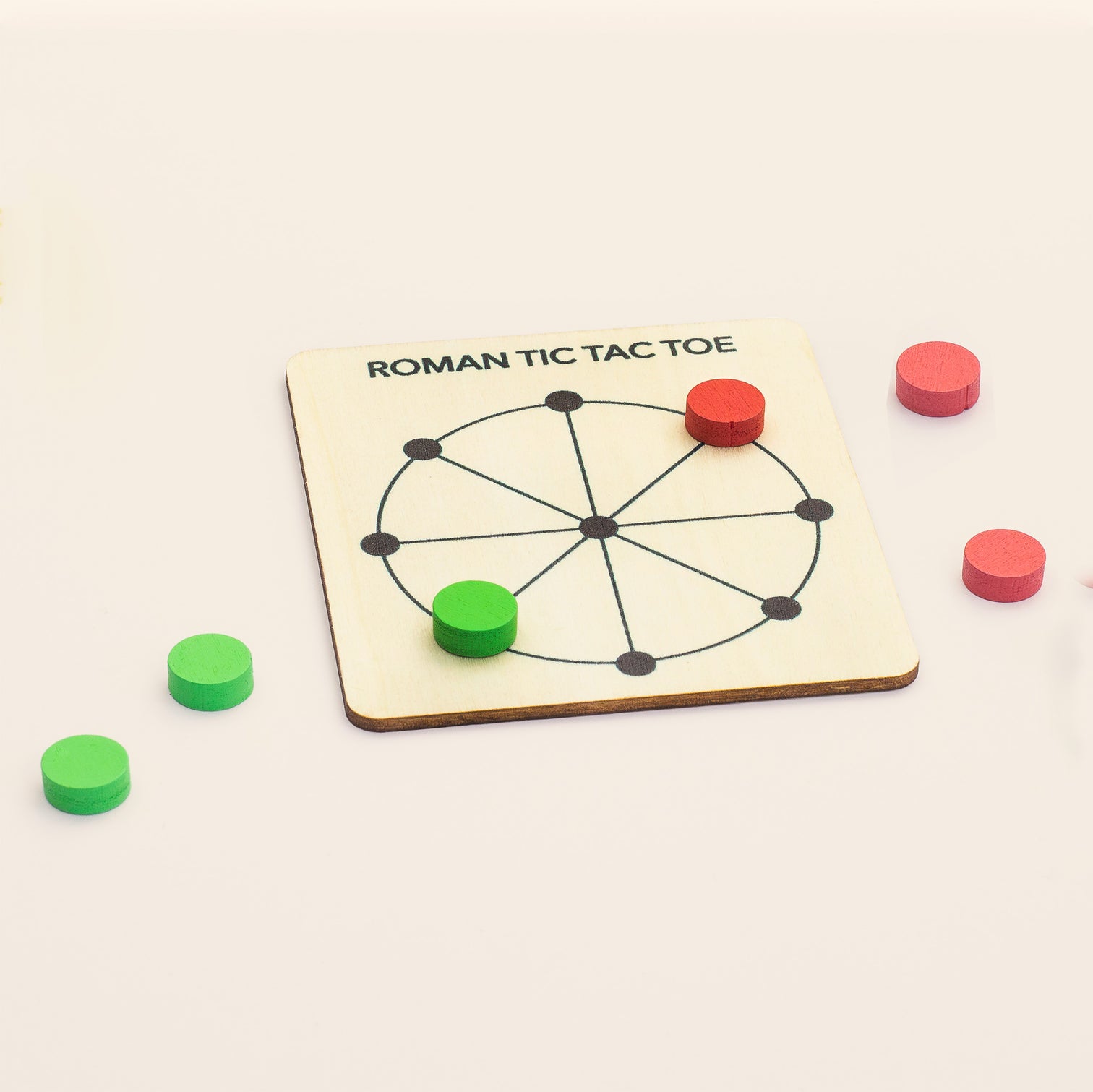 Roman Tic Tac Toe Board Game | Cotton Twist – CottonTwist