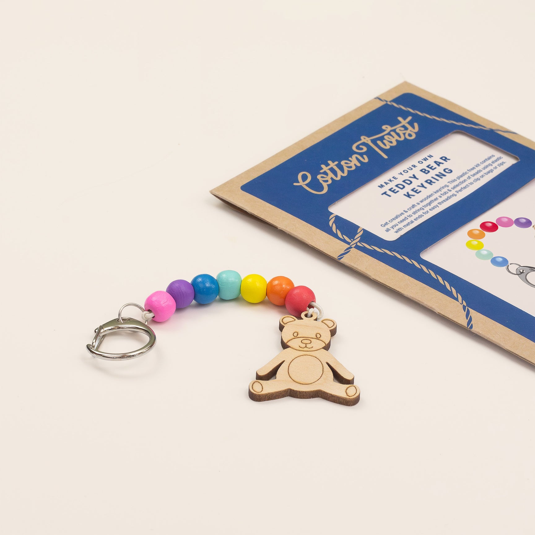 Make Your Own Teddy Bear Keyring | Cotton Twist – CottonTwist