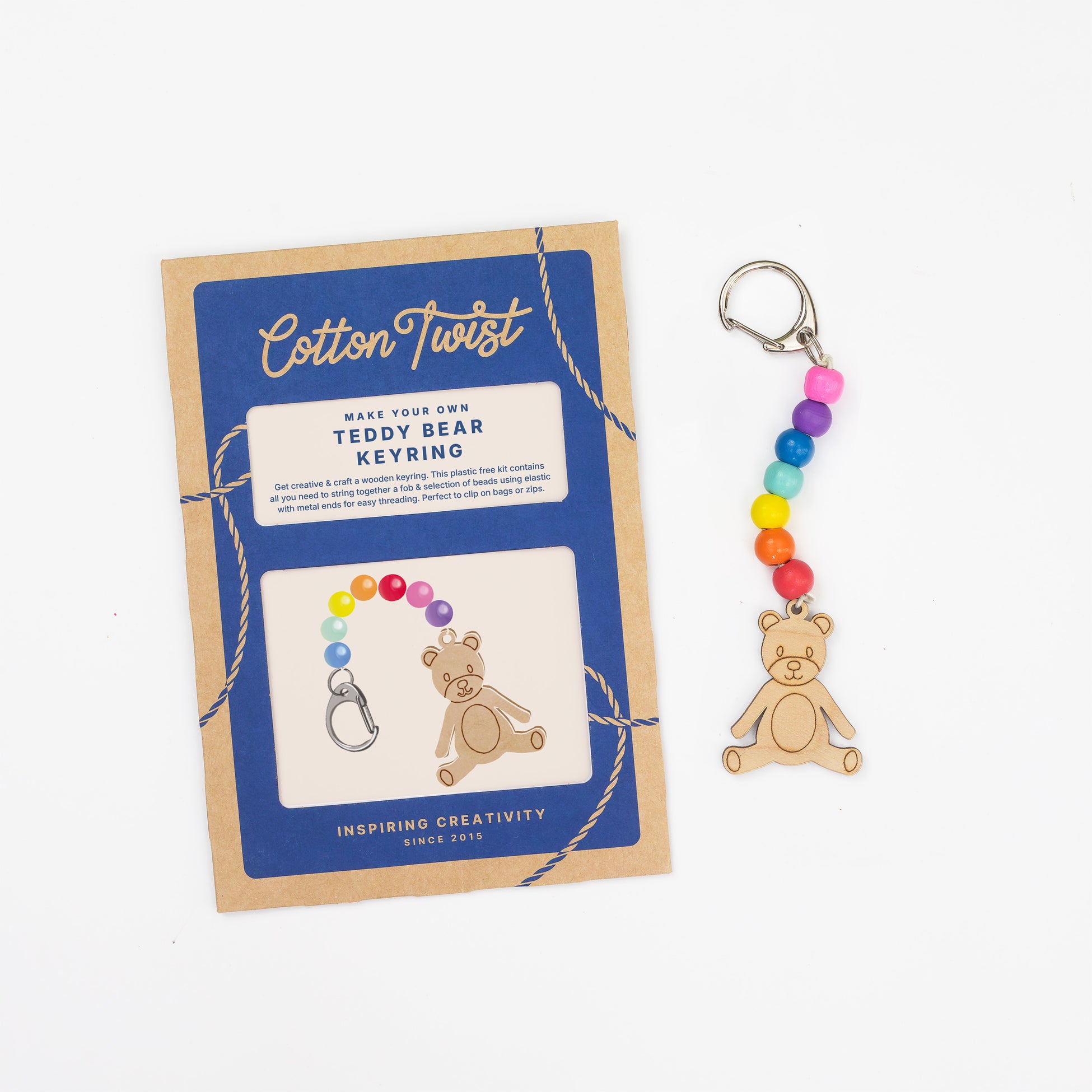 Make Your Own Teddy Bear Keyring | Cotton Twist – CottonTwist