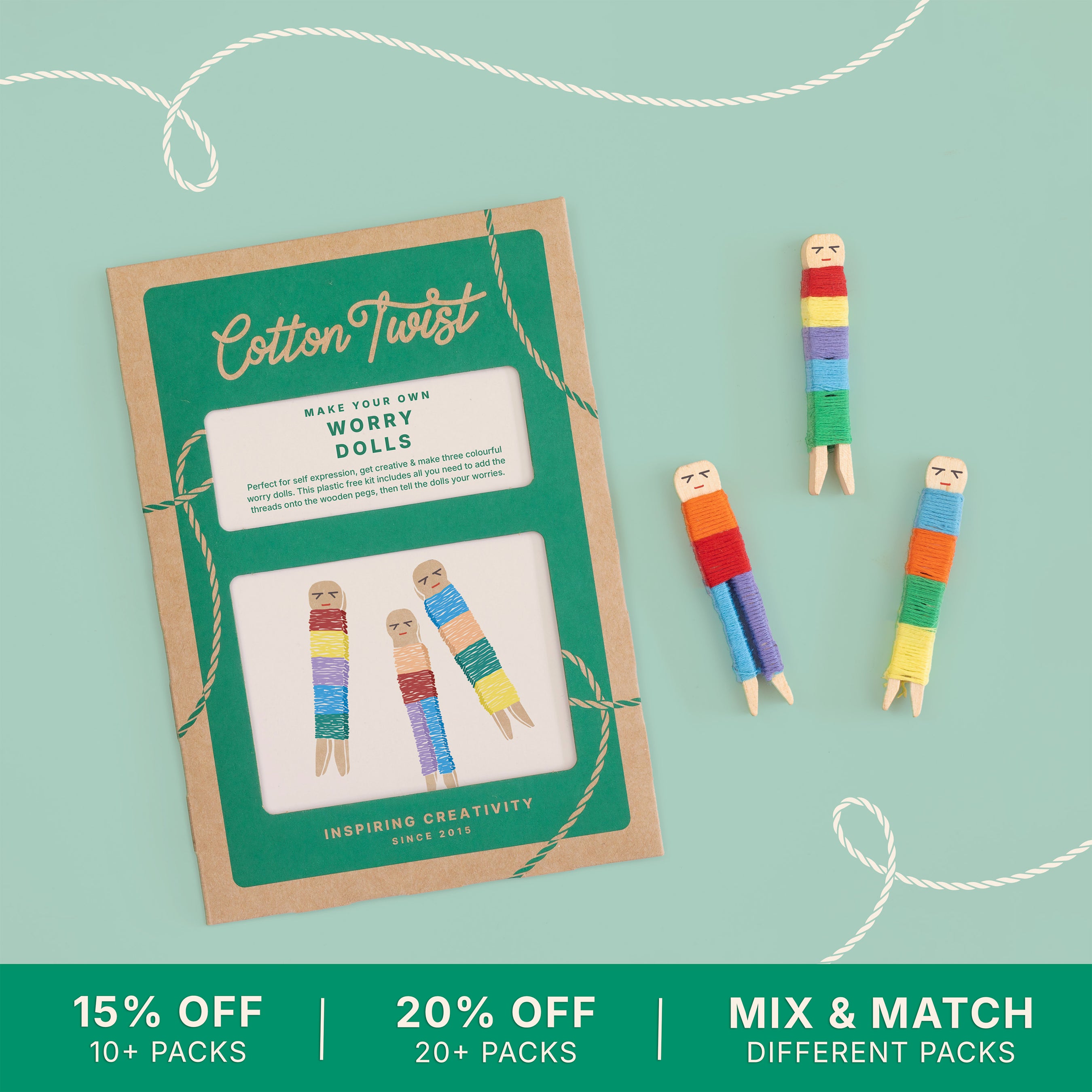 Make Your Own Worry Dolls | Cotton Twist – CottonTwist
