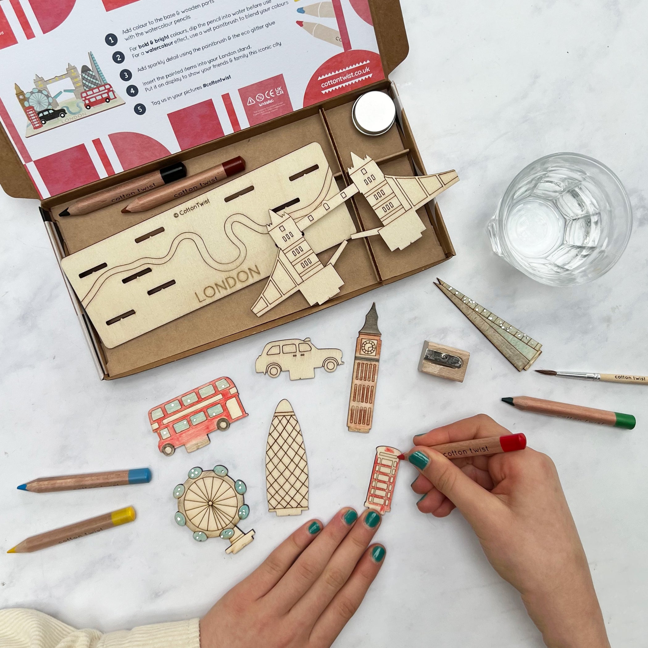 make your own London scene - sustainable craft kit - cotton twist ...