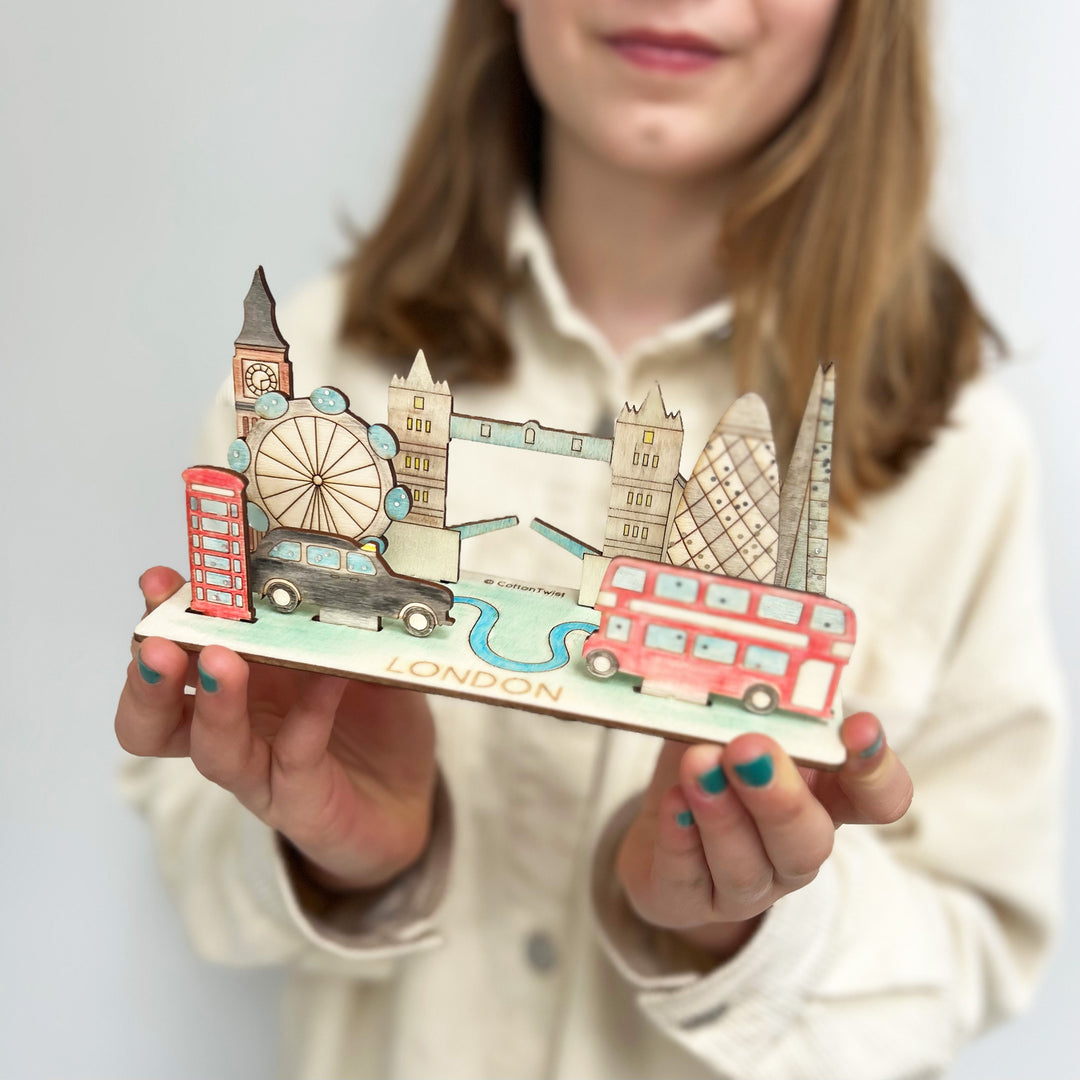 make your own London scene - sustainable craft kit - cotton twist ...