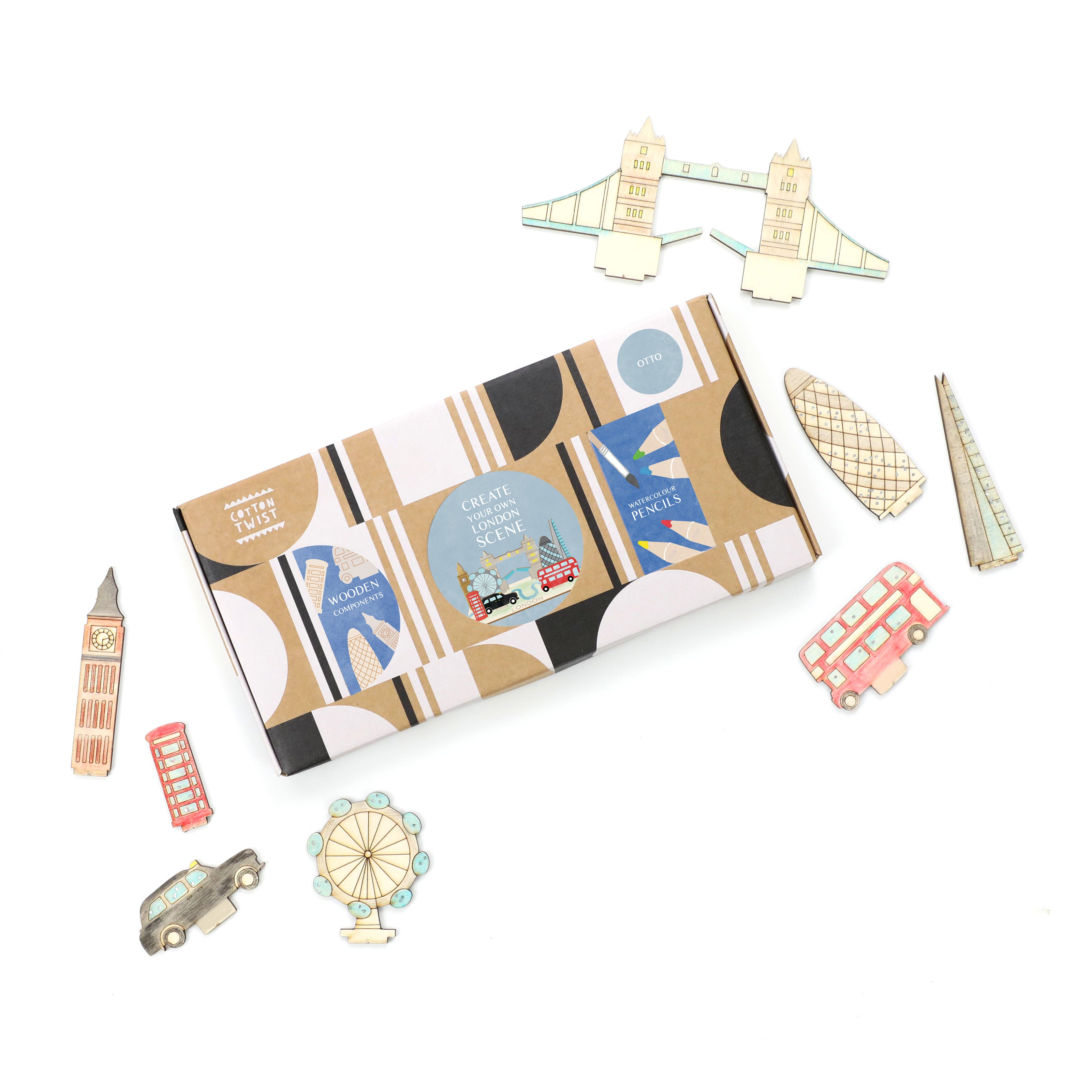 make your own London scene - sustainable craft kit - cotton twist ...